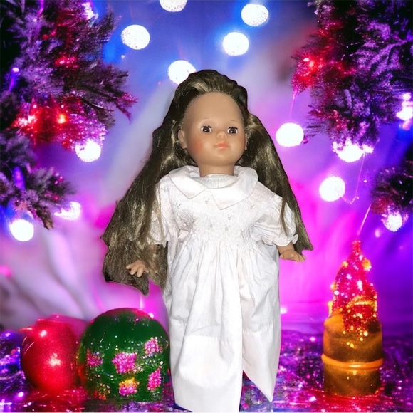 Toys | Vintage 1986 Max Zapf Balica Doll 19brown Sleepy Eyes Brown Hair ...